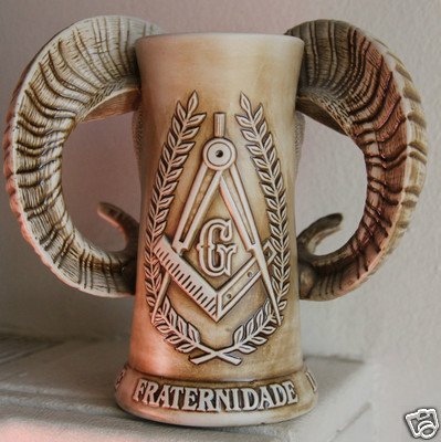 Masonic Goat Stein